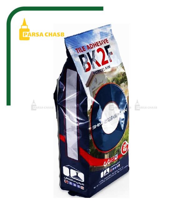چسب پودری پرسلان BK2F شیمی ساختمان 20 کیلوگرم سفید رنگ | فروش عمده چسب کاشی شیمی ساختمان BK2F ...